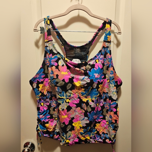 Calypsa | Swim | Nwt Calypsa Maya Swim Top 3x Tankini With Cinched ...